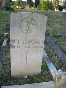 Photograph of the final resting place of ADA, ARTHUR FLETCHER - The War ...