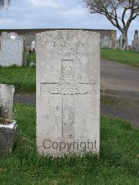 Photograph of the final resting place of Ballantine, John - The War ...