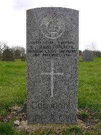 Photograph of the final resting place of Braithwaite, E - The War ...