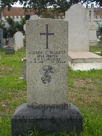 Photograph of the final resting place of Hallett, Alfred Caleb - The ...