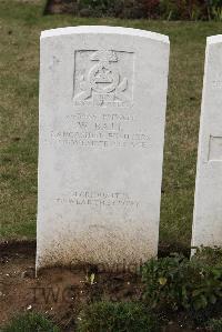 Photograph of the final resting place of Ball, W - The War Graves ...
