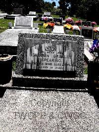 Photograph of the final resting place of Spearing, Benjamin Charles ...