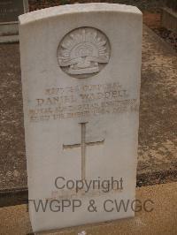 Photograph of the final resting place of Waddell, Daniel - The War ...