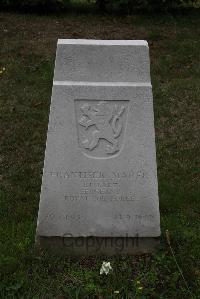Photograph of the final resting place of Marek, Frantisek - The War ...