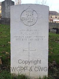 Photograph of the final resting place of Corby, W O - The War Graves ...