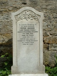 Photograph of the final resting place of Armour, P - The War Graves ...