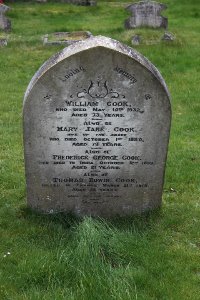 Photograph of the final resting place of Cook, Thomas Edwin - The War ...