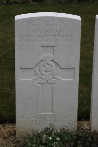 Photograph of the final resting place of Aram, Stanley Richard - The ...