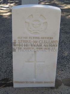 Photograph of the final resting place of STRIKE-McCLELLAND, BILLIE ...