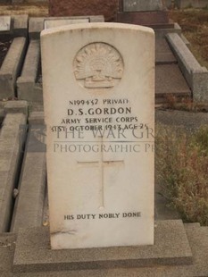 Photograph of the final resting place of GORDON, DUDLEY STEWART - The ...