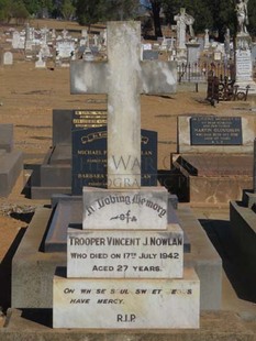 Photograph of the final resting place of NOWLAN, VINCENT JAMES - The ...